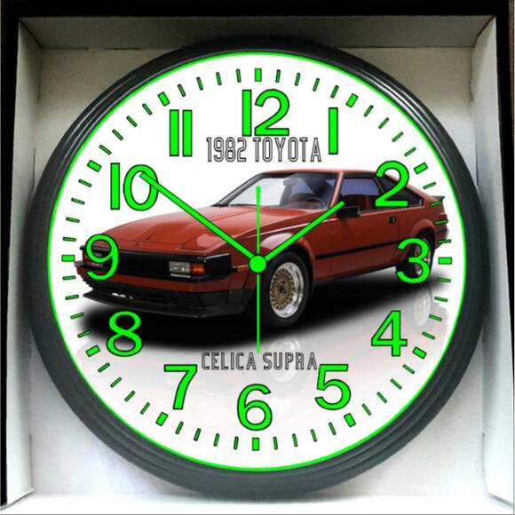 Other | 1982 Toyota Celica Supra Garage Shop Glowinthedark Wall Clock ...